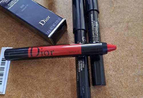 Помада карандаш для губ 999. Dior Dior