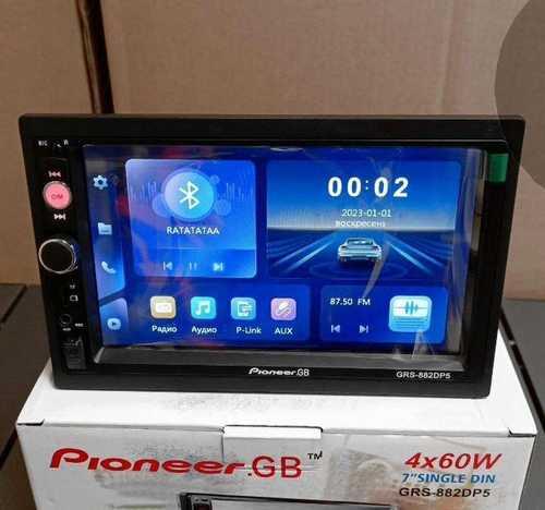 Магнитола Pioneer Сенсорный экран 7" 1DIN 12v