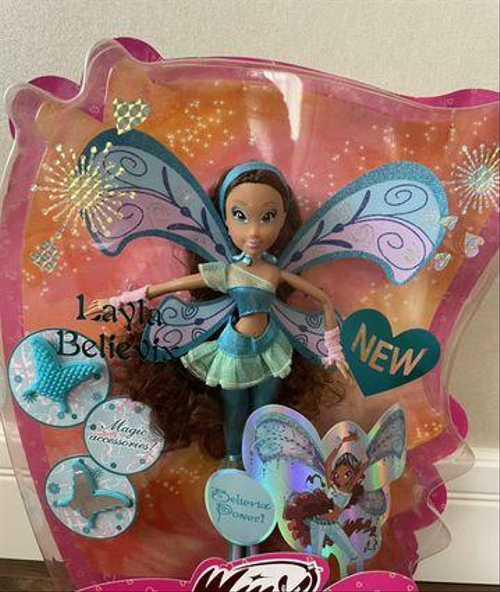 Куклы winx винкс Layla беливикс новая