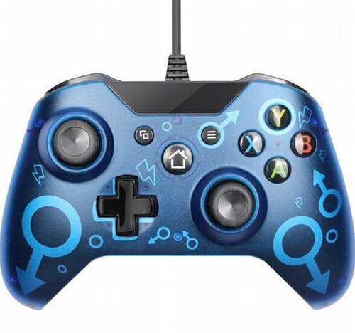 Проводной геймпад Wired Controller N-1 2.4G (синий