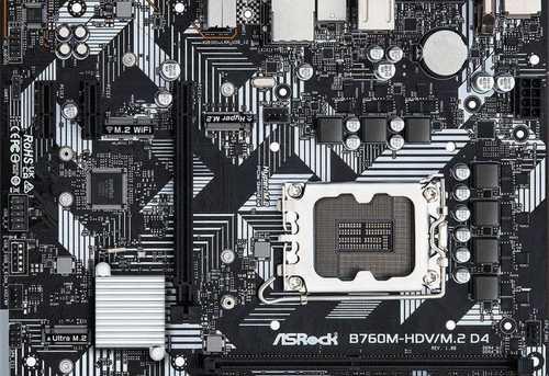 Материнская плата Asrock B760M-HDV/M.2 D4 Soc-1700