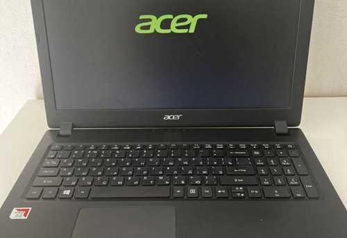 15.6" Ноутбук Acer Aspire 3 A315-34-C2QH черный