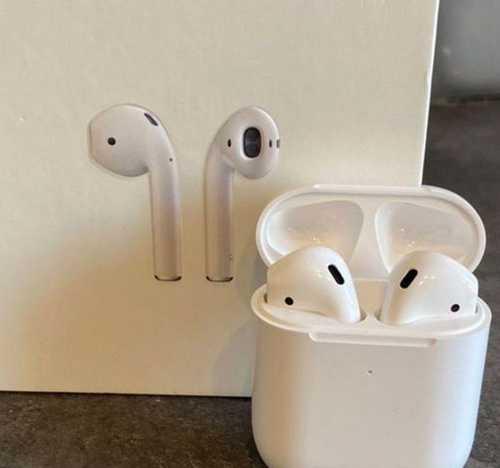 Беспроводные наушники apple airpods 2