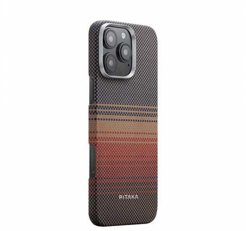 Чехол Pitaka Tactile Woven case 16 Pro Max - Sunse