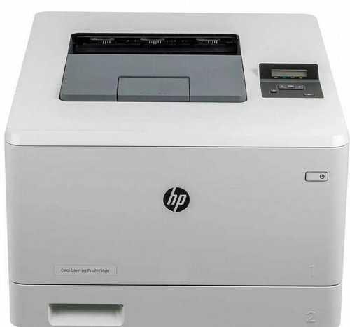 Принтер лазерный HP Color LaserJet Pro M454dn White