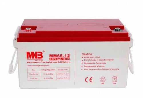 Батарея аккумуляторная АКБ MM65-12 12В 65Ач AGM