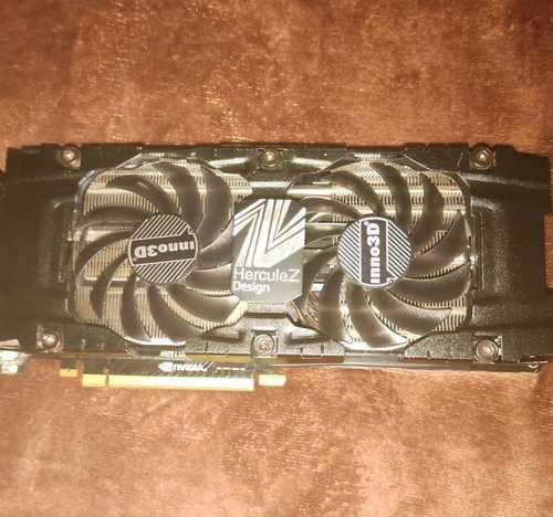Inno3D GTX 1070TI на запчасти