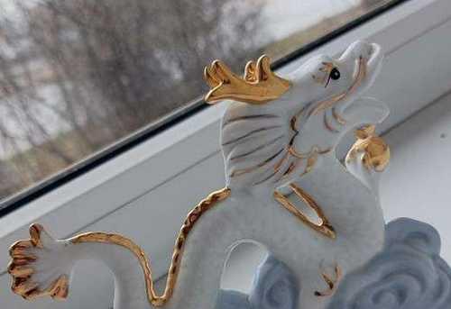 Статуэтка фарфор китайский дракон