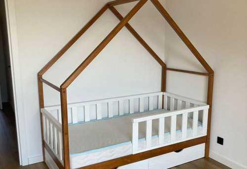 Детская кровать домик кроватка детская