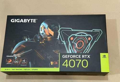 Видеокарта gigabyte RTX 4070 gaming OC 12G