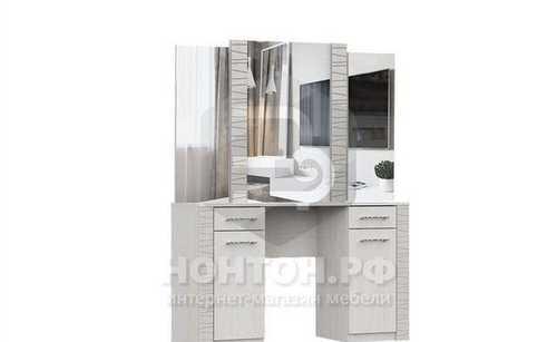 Стол туалетный с зеркалом Вирджиния ясень анкор св