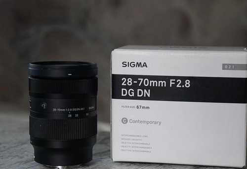 Объектив Sigma 28-70 mm f 2.8 sony FE