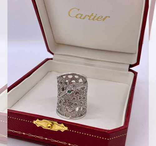 Серебряное Кольцо Cartier Panthere de Cartier