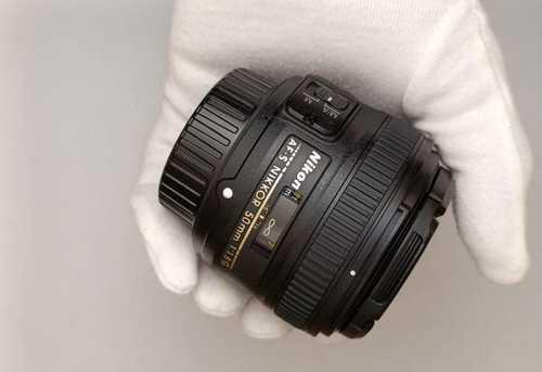 Nikon 50mm f/1.8G AF-S Nikkor в отличном
