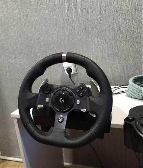 Игровой руль с кпп Logitech G920 with Shifter