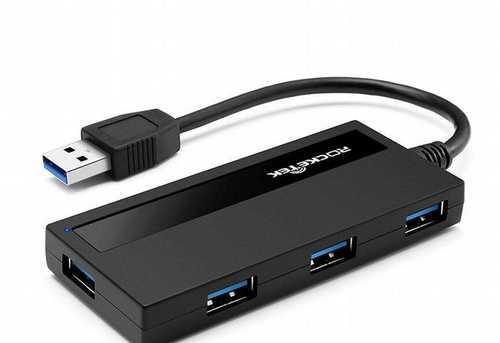 Rocketek RT-U3H4A USB 4х3.0 HUB up to 5 GBps