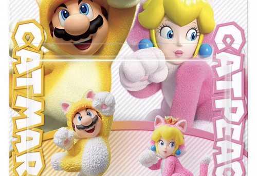 Фигурки Amiibo Super Mario Cat Mario and Cat Peach