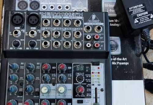 Микшерный пульт behringer xenyx 1002fx