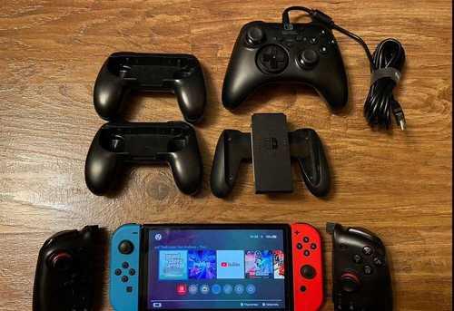 Nintendo Switch oled + аксессуары