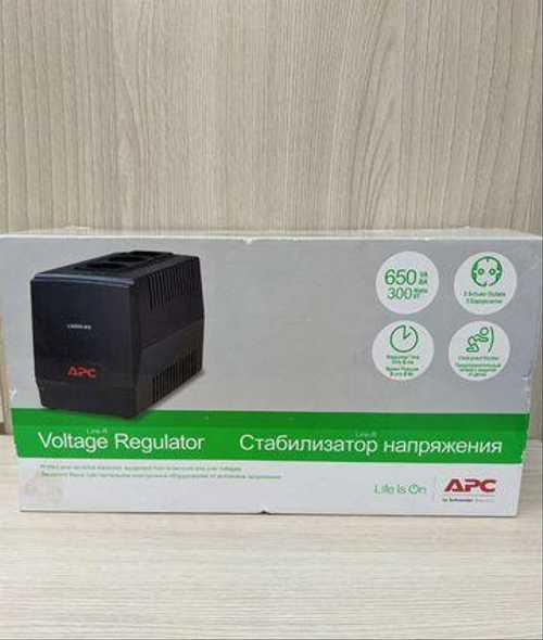 Стабилизатор напряжения apc line-r 650w ln650-rs