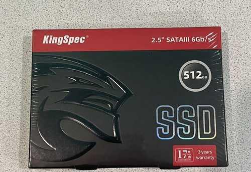 Новый SSD Kingspec 512Gb (ситилинк)