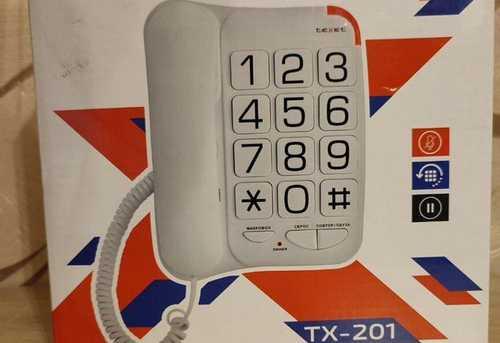 Телефон texet TX-201