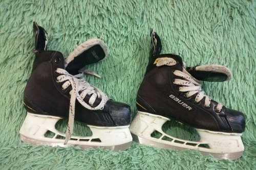Хоккейные коньки bauer детские