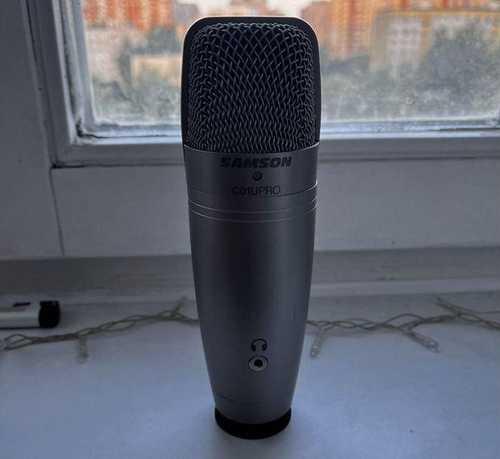 Микрофон проводной Samson C01U Pro, разъем: USB