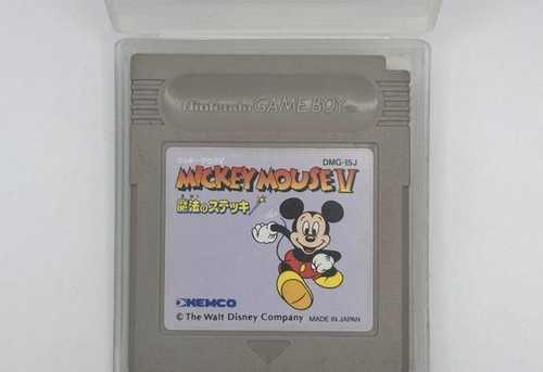 Игра Mickey Mouse V для Game Boy оригинал