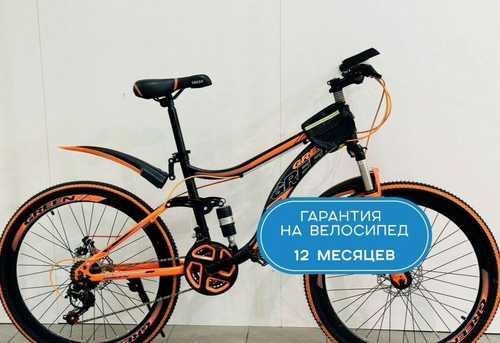 Велосипед Green Damper (черно-оранжевый)