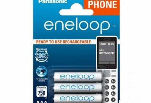 Аккумулятор panasonic Eneloop AAA 750 3BP (BK-4MCC