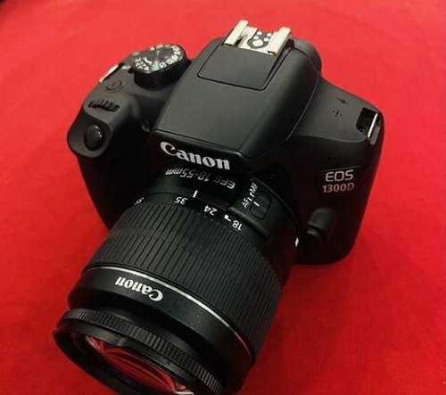 Canon 1300d kit 18-55mm (как новый)