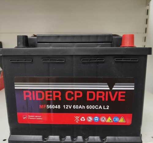 Аккумулятор автомобильный Rider 60 Ah / 600A