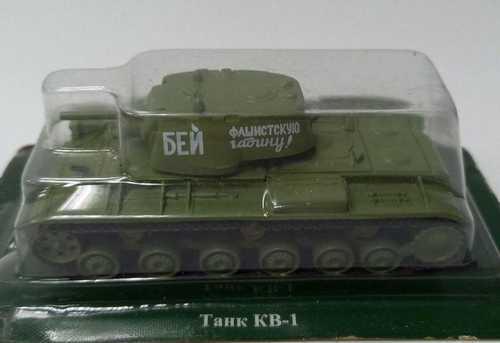 Русские танки", модель кв-1 (в коробке-блистере)
