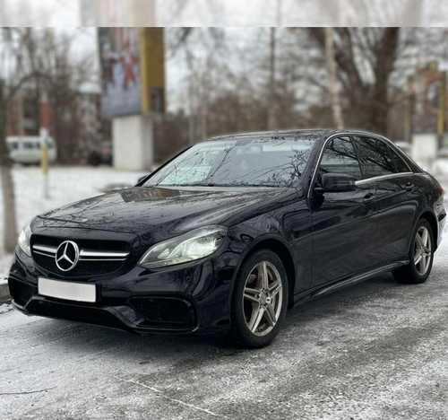 Обвес стиль E63 AMG на Mercedes E W212 рестайлинг