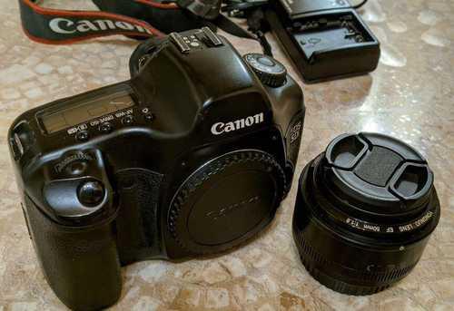 Canon 5D первый + объектив Yongnuo 50 / 1.8