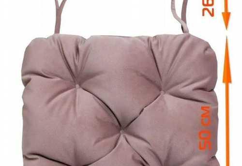 Подушка для сидения пудрово-розовая matex 50х50см