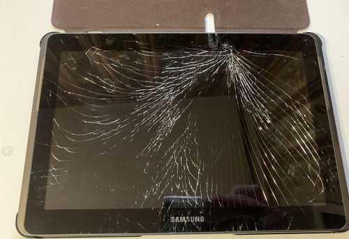 Samsung Galaxy Tab 2 с разбитым стеклом