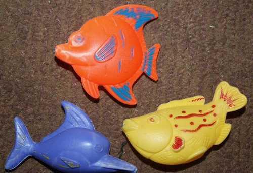 Рыбки для магнитной рыбалки - игрушки для ванной