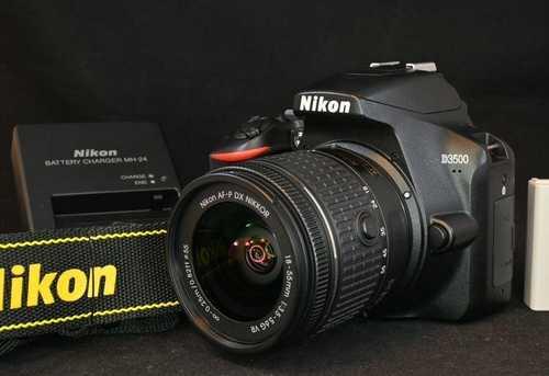 Nikon D3500 KIT AF-P DX 18-55 пробег 27,8К