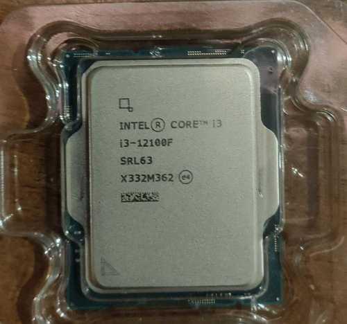 Процессор intel core i3 12100f