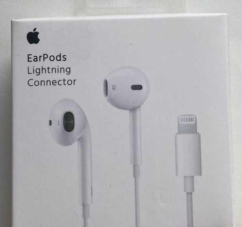 Наушники apple earpods lightning