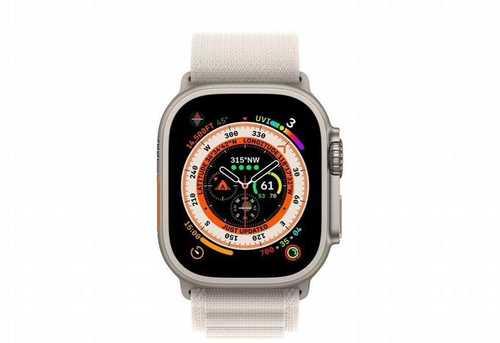 Apple Watch Ultra Starlight Alpine Loop