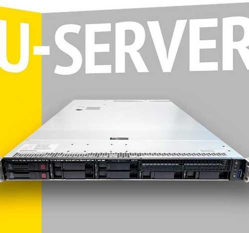 Сервер для 1С HP DL360 G9 8x2.5 2x2699v3 64G P440ar 2x500W HPE ProLiant DL360 Gen9 8SFF 1U Б/У