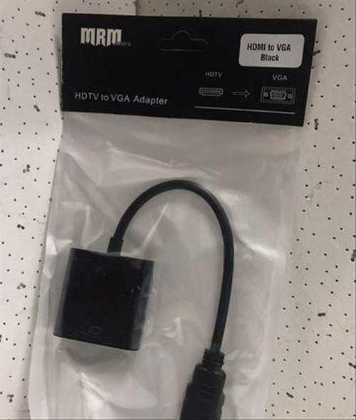 Адаптер hdmi to VGA черный