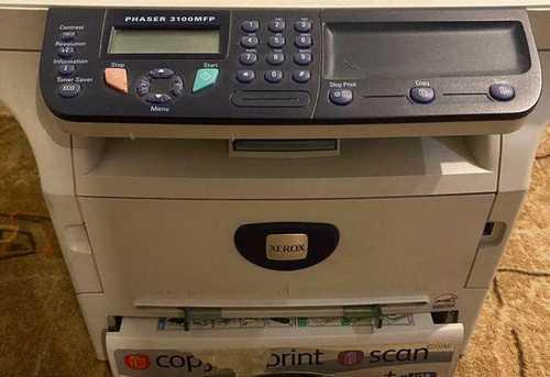 Принтер лазерный Xerox Phaser 3100 сканер копия