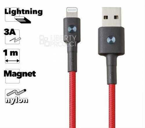 USB кабель Xiaomi ZMI Lightning MFi (1м красный)