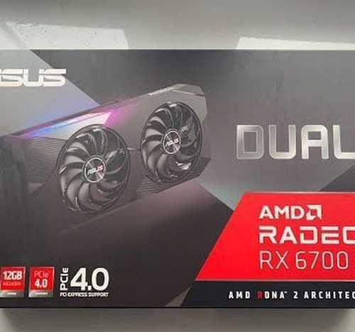 Игровая видеокарта Asus Rx 6700XT 12gb