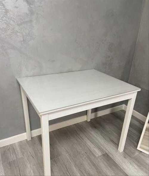 Стол IKEA 90х70 с силиконовой скатертью