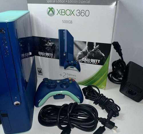 325Игр XBox 360 E 1000GB Blue Freeboot (Гарантия)